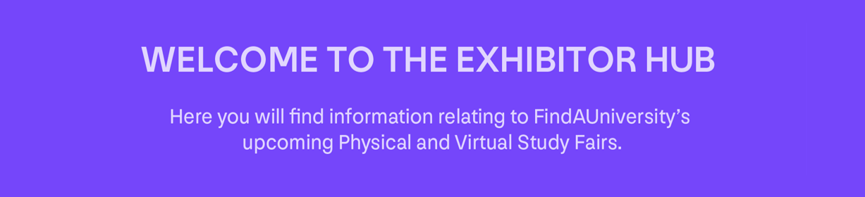 Postgraduate Event: Exhibitor Hub | www.FindAUniversity.com